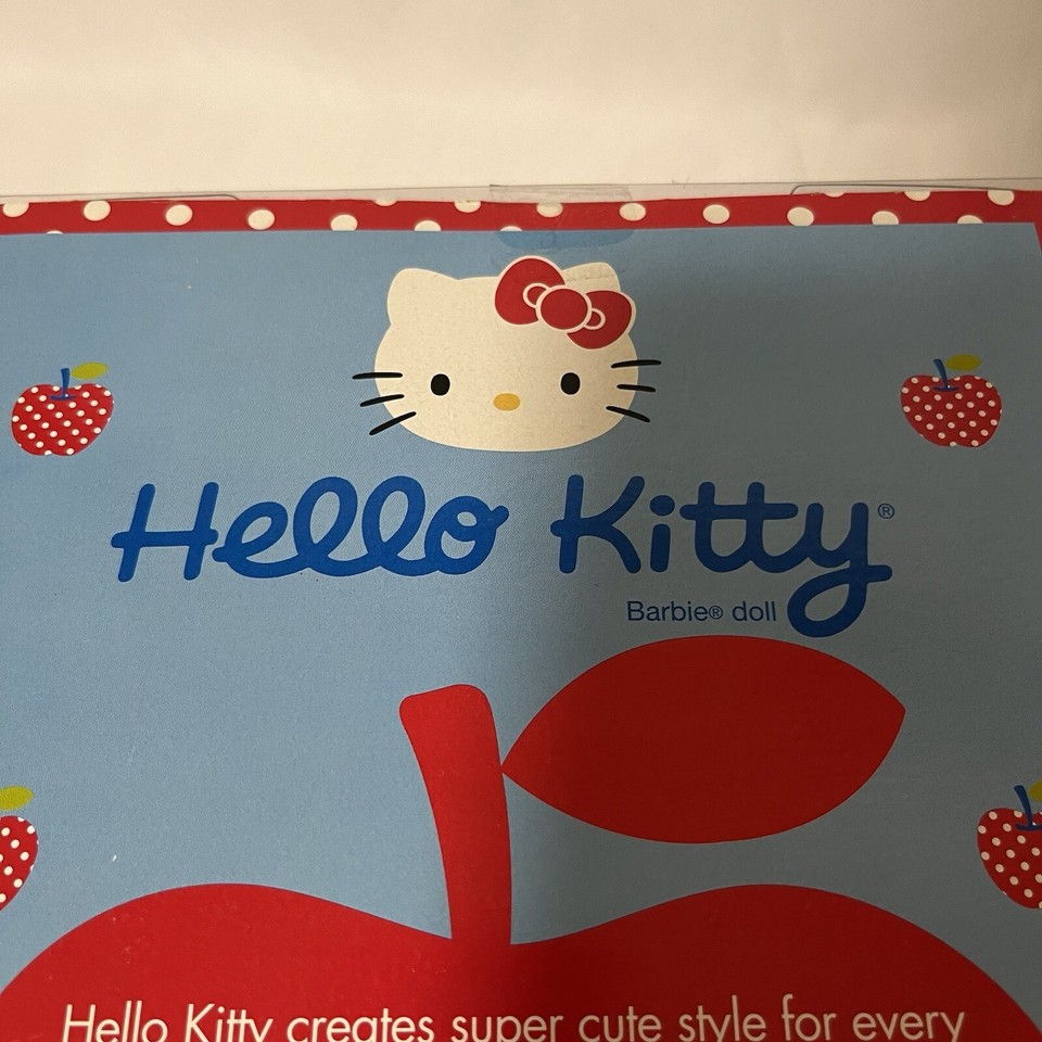 MATTEL SANRIO Barbie x Hello Kitty Collaboration Apple Tree 2008 Doll ...