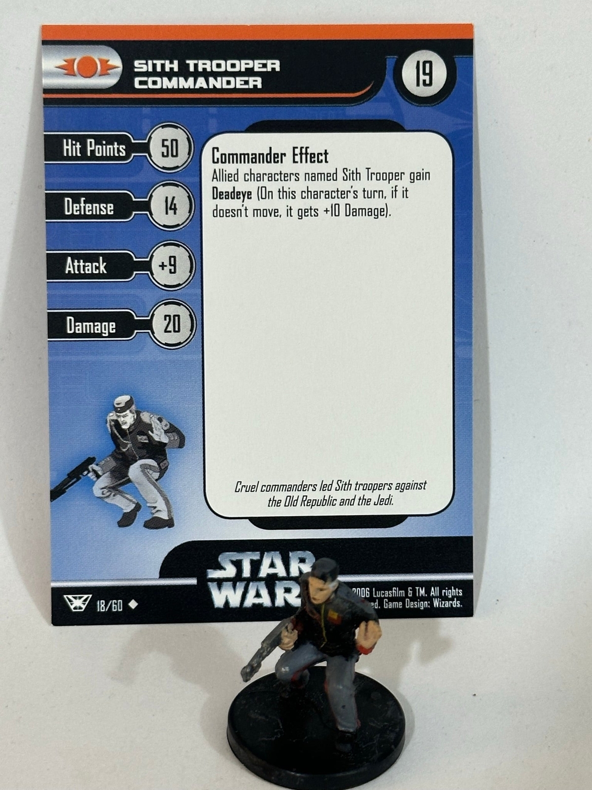 Star Wars Champions of the Force 18/60 Sith Trooper Commander (U ...