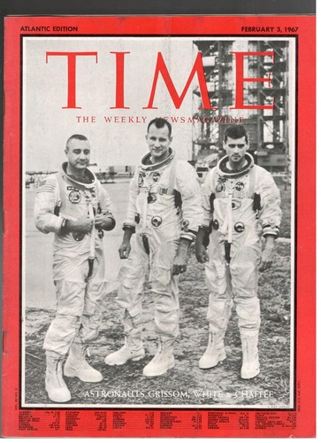 Time Magazine February 3, 1967 Apollo Space Astronauts Grissom-White ...