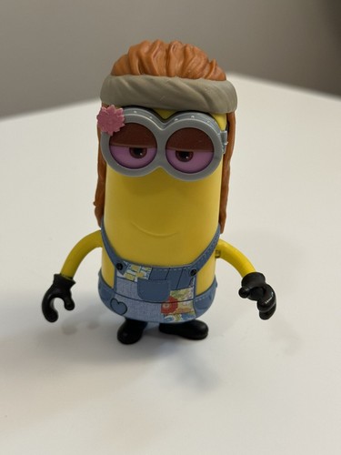 Rise Of Gru Minions Hippie Kevin 4" Poseable Action Figure Mattel 2020 ...