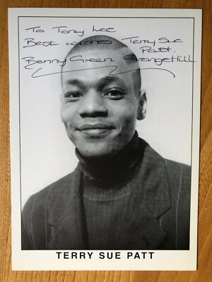 Terry Sue-Patt actor 7x5 B&W signed autographed photograph Grange Hill ...