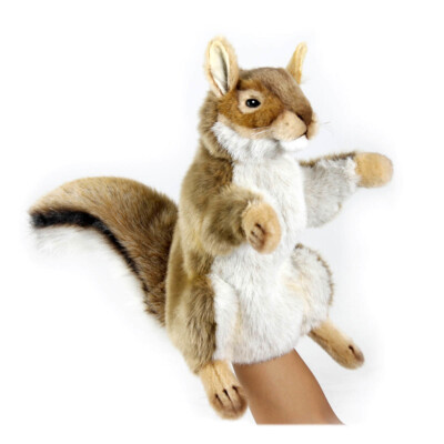 Red Squirrel Puppet Hansa Realistic Animal Plush Toy 28cm **FREE ...