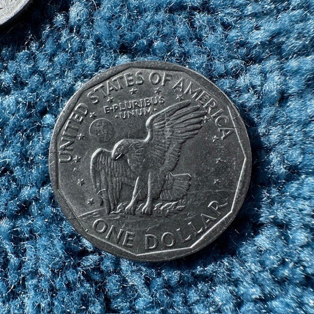 1979 P Susan B Anthony Liberty FG - Frank Gasparro ONE DOLLAR US Coin ...