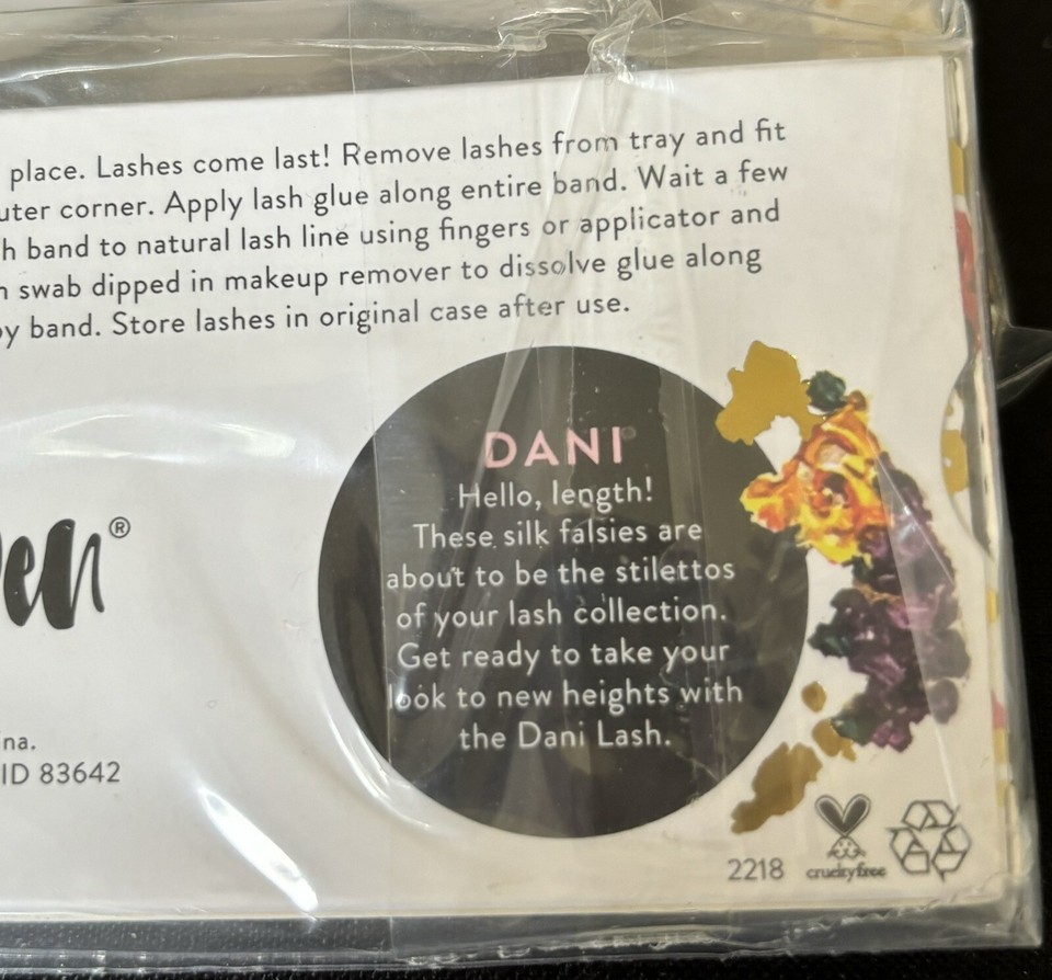 Red Aspen “DANI” Lashes 2 Sets (2 Packs) Silk Lash With Black Lash Band | eBay