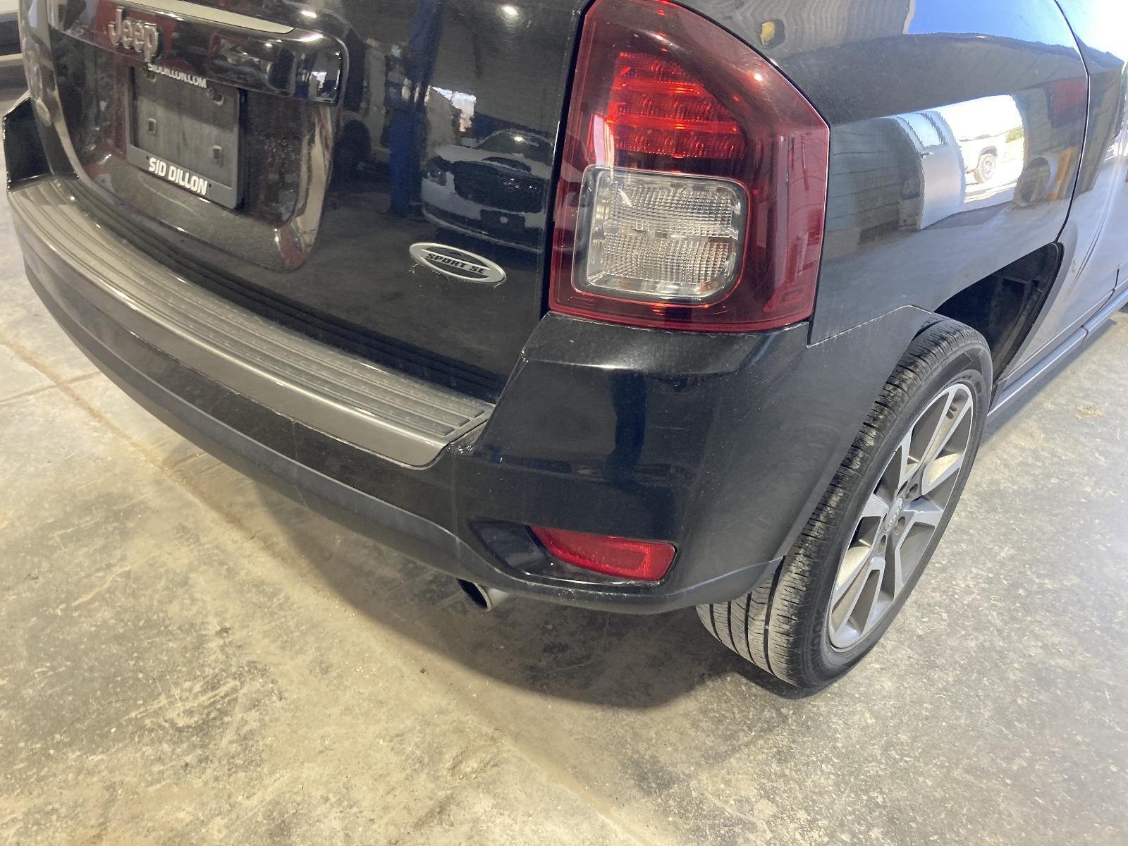 Used Rear Bumper Assembly fits: 2016 Jeep Compass w/o trim finisher ...