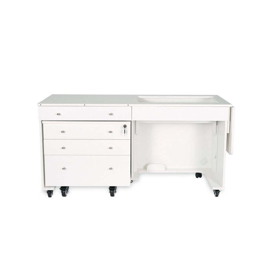 Arrow Sewing Kangaroo and Joey Full-Size Sewing Cabinet Ash White K8811 ...