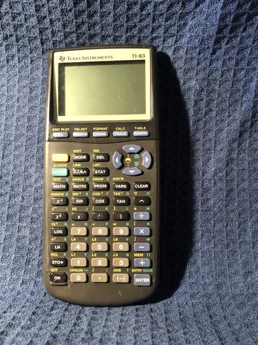Texas Instruments TI-83 Graphing Calculator W/Cover | eBay