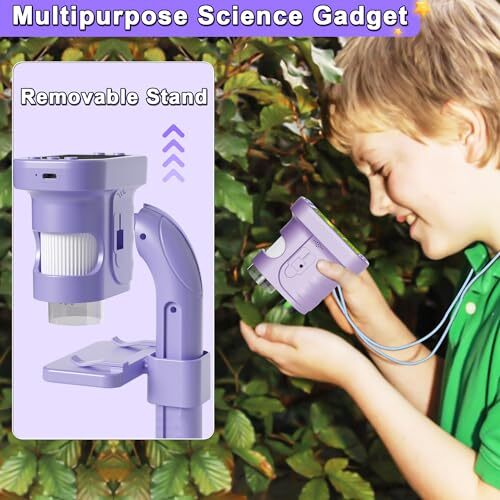 Microscope for Kids - 2.8" 1080P HD 1000X Kids Microscope Kit - Kids ...