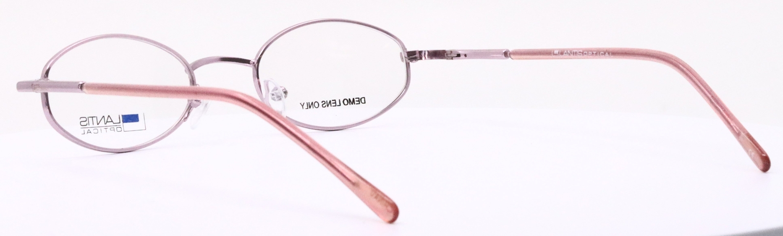 Lantis Optical Kids L8010 PNK Pink Oval Girls Eyeglasses Frames 45-19 ...