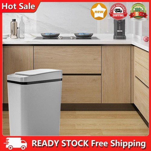12L Automatic Trash Container Garbage Bin with Motion Sensor Lid for ...