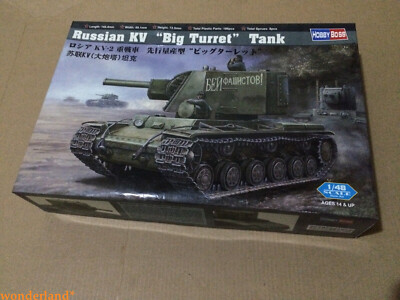 Hobbyboss 1/48 84815 Russian KV-2 Big Turret Tank Model Kit | eBay