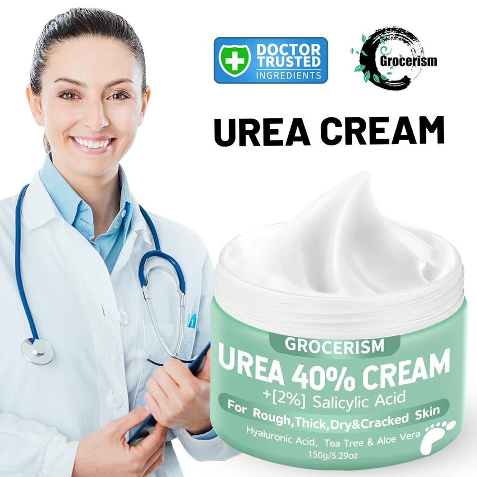 Grocerism Urea Cream 40 Percent For Feet Plus 2% Salicylic Acid 5.29 oz ...