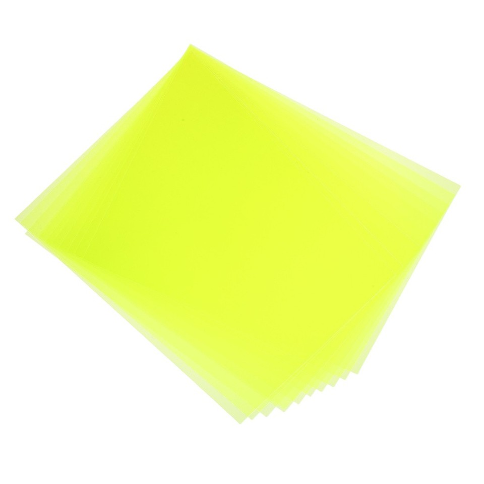 10 Pcs Classroom Light Filters Colored Gel Transparency Film Color ...