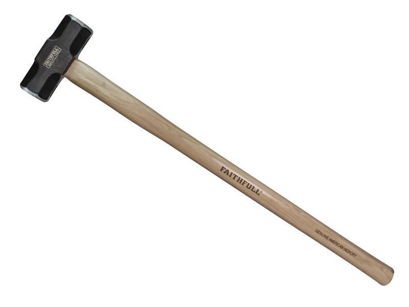 Faithfull Sledge Hammer Contractor's Hickory Handle 4.54kg (10 lb ...