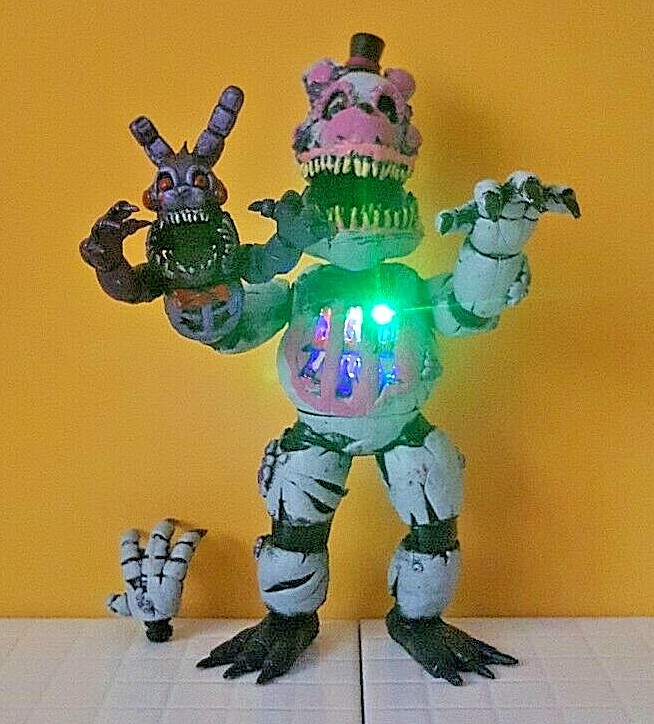 mexican JUMBO ANIMATRONIC FUNTIME TWISTED FREDDY 9" FNAF five nights at ...