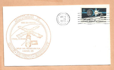 SKYLAB 3 FIRST EVA AUG 6,1973 PAFB WHITNEY SPACE COVER NASA | eBay