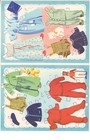 VINTAGE 1958 BABY BROTHER PAPER DOLLS LASER REPRODUCTION~UNCUT~LO PR ...