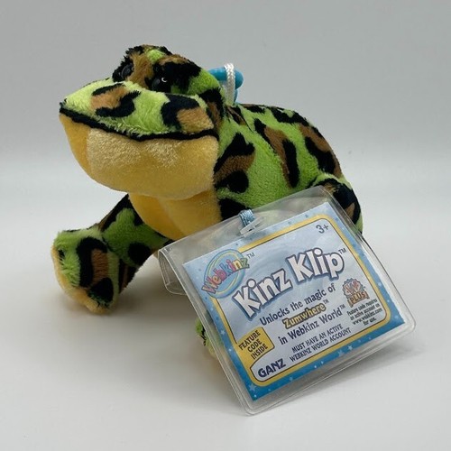 🐸 New Webkinz Kinz Klip Bullfrog WE736 - Unused Code, Pet & Smoke-Free ...