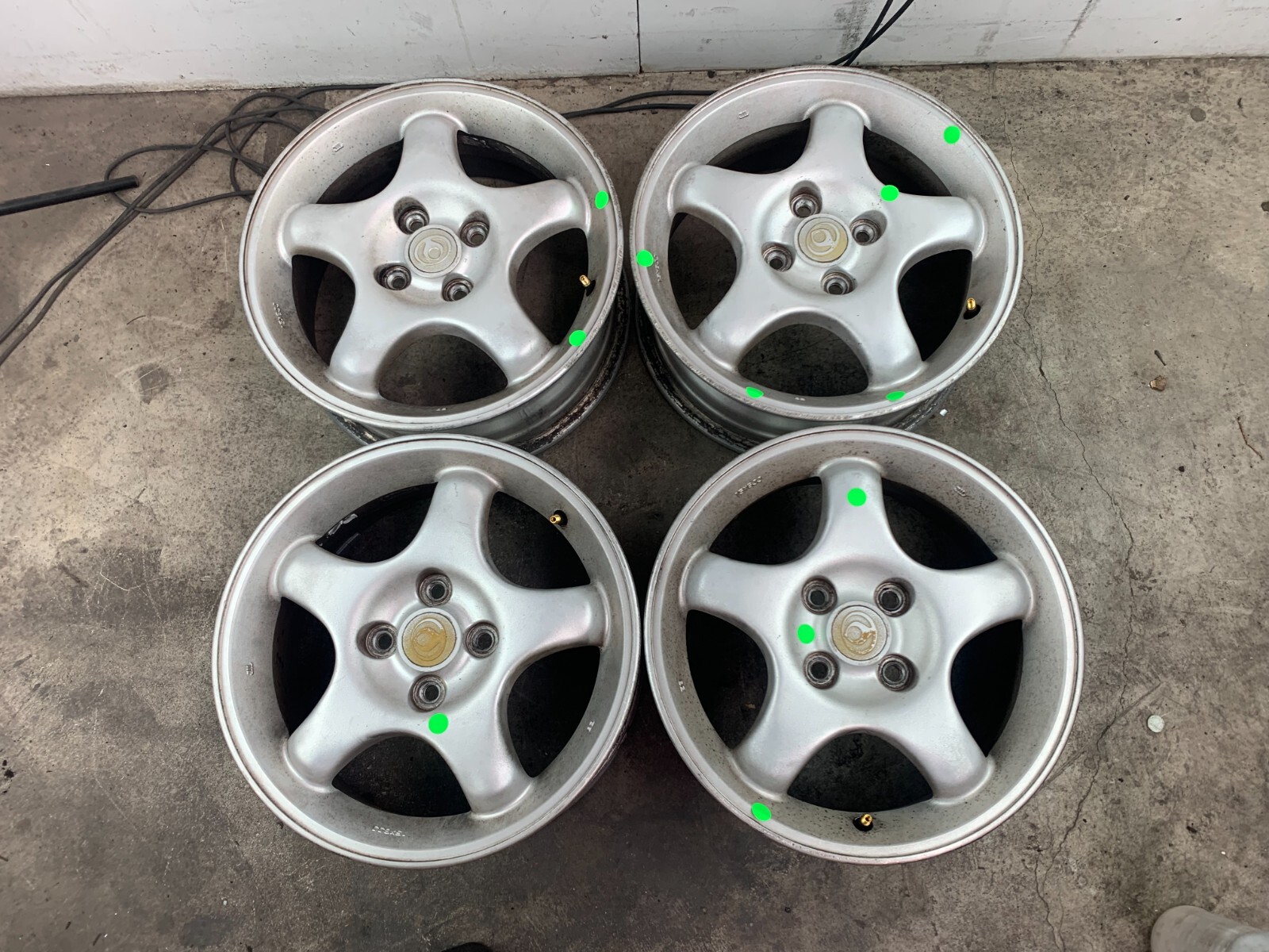 1994-1997 Mazda Miata Oem M Edition 5 Spoke 15x6 4x100 Wheel Set NA 94 ...