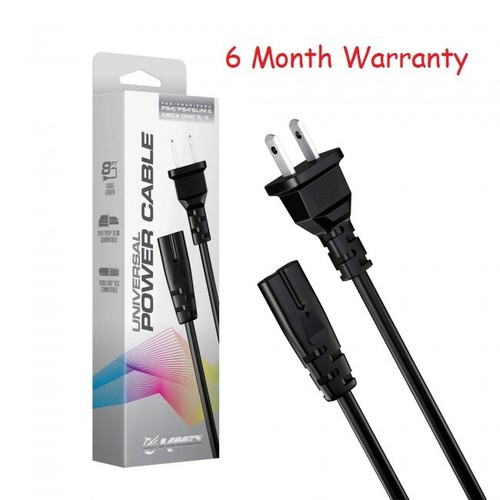 Power Cord Cable For PS1, Fat PS2, Slim PS3, PS4,Xbox, Slim Xbox One X ...