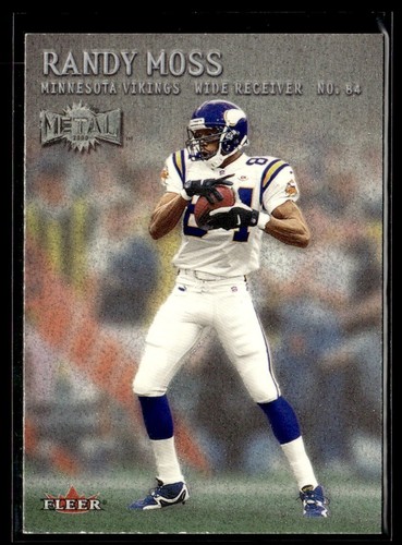 2001 Fleer Metal Randy Moss Rookie New York Jets #120 | eBay