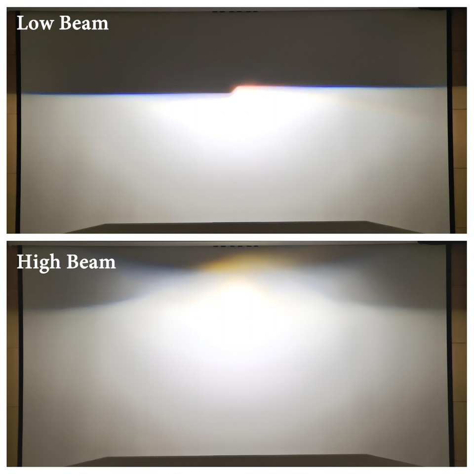 NHK 116W Mini Bi LED Projector Lens Headlight Universal Kit VS Xenon ...