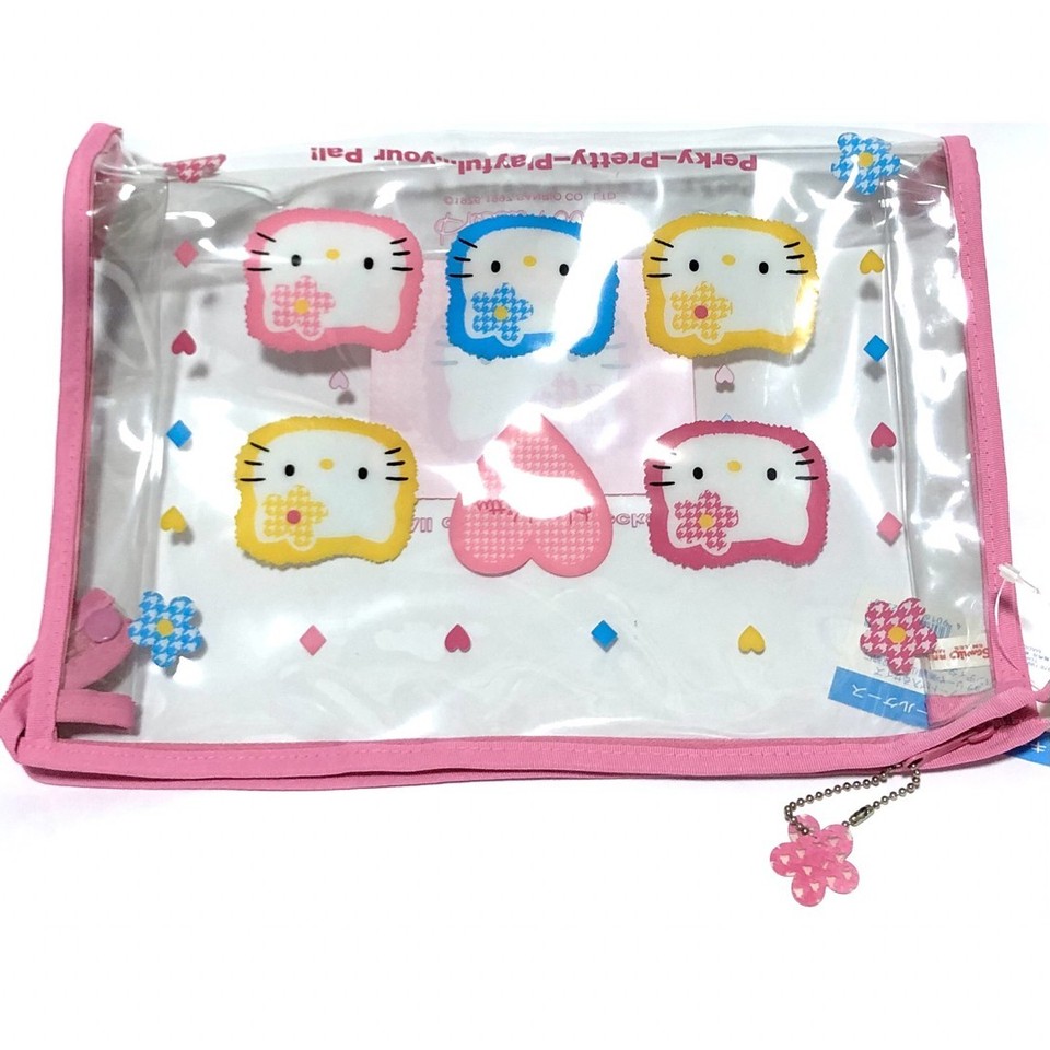 Sanrio Hello Kitty Retro Rare Kitty chan Carrying Vinyl Case | eBay UK