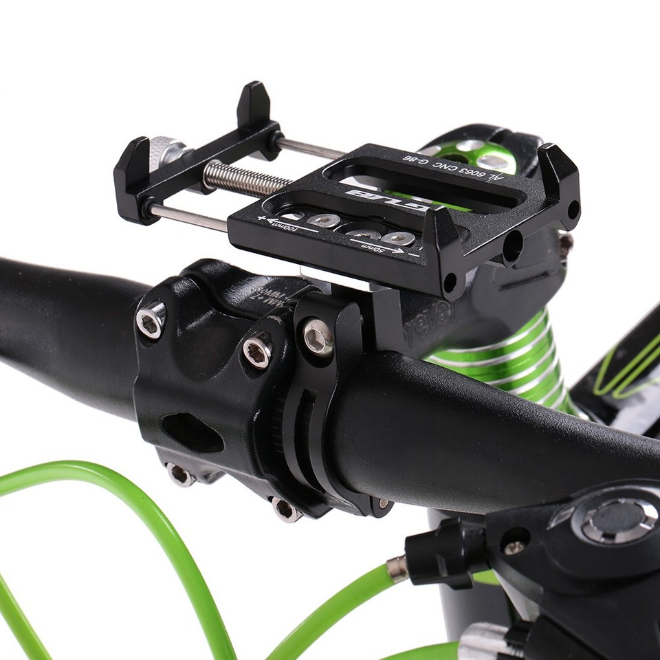 Aluminum Alloy Bike All-purpose Phone Holder Handbar Clip Stand | eBay UK