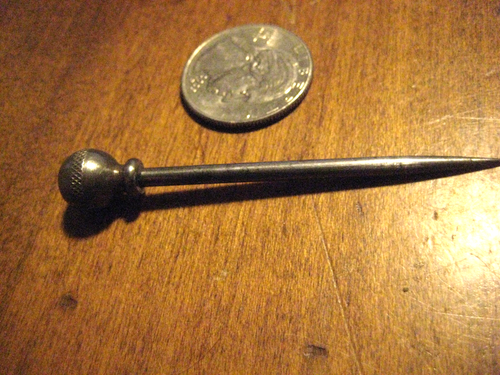 VINTAGE L.S. STARRETT CO. UNUSUALLY LONG REPLACEMENT SCRATCH AWL 2 1/4 ...