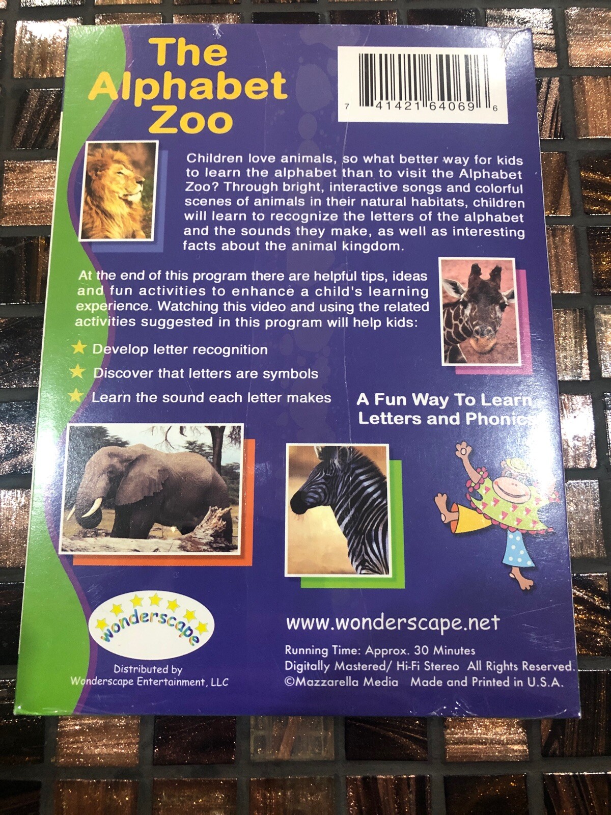The Alphabet Zoo Dvd ABC For Ages 2-6 | eBay