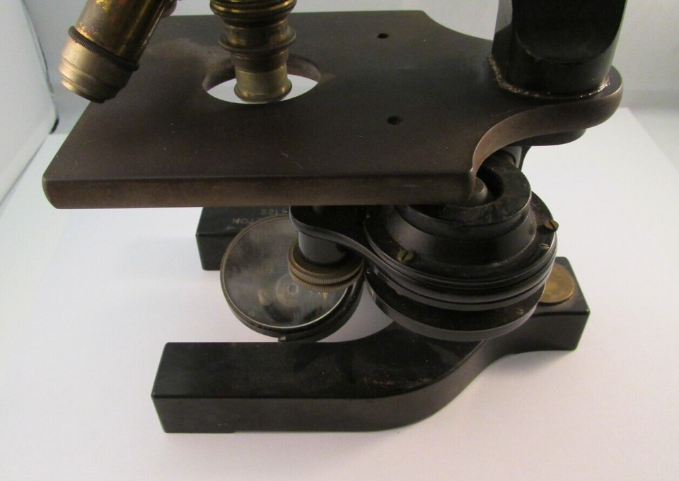Antique Arthur H. Thomas Bausch & Lomb Optical Microscope Princeton 122 ...