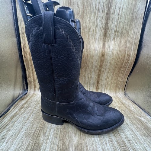 Carter's Honcho Boots Bison Men's Size 10.5 Roper Cowboy Boots Buffalo ...