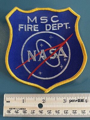 MSC Fire Department NASA Patch | eBay