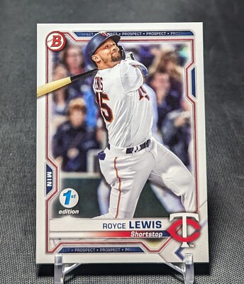 Royce Lewis Prospect Rookie 2021 Bowman 1st Edition Card #BFE-63 ...