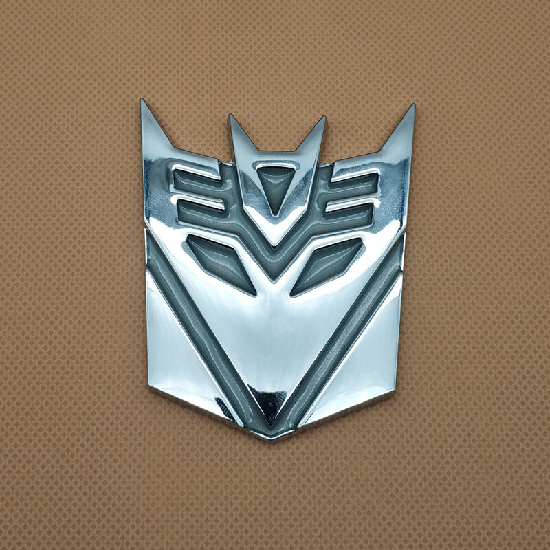 Metal Chrome Transformers Decepticon Logo Emblem Car Badge Trunk ...