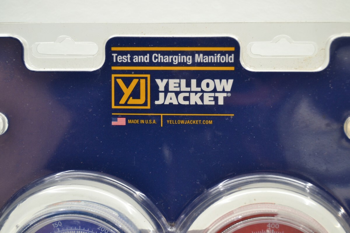 YELLOW JACKET 42004 Series 41 Manifold with 3-1/8 inch Gauge for sale ...