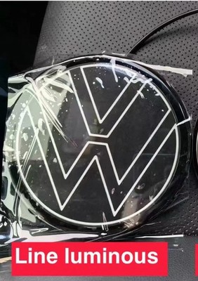 Volkswagen logo light VW logo Illuminated Front Emblem compatible with ...