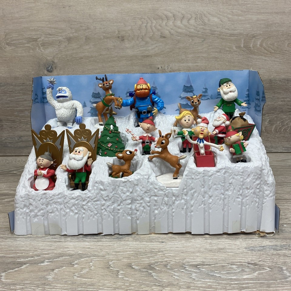 Rudolph the Red Nose Reindeer Ultimate Figurine Collection 15 Figures ...