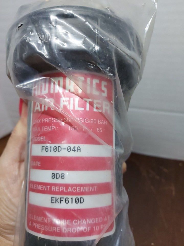 NOS Numatics F610D-04A Air Filter. Element Replacement EKF610D. Free ...