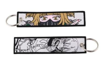 My Hero Academia Toga Embroidered Keyring Key Tag | eBay