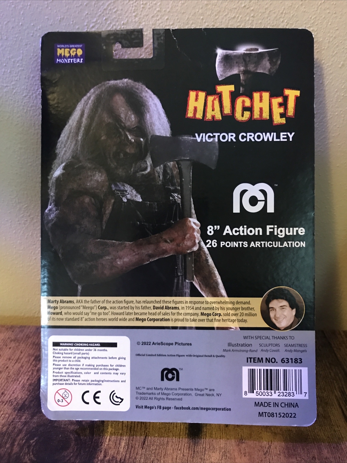 Mego Horror Hatchet Victor Crowley 8 Inch Action Figure and In Stock ...