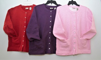 Classic Elements Women Long Sleeve Knit Sweater Cardigan with Pockets ...