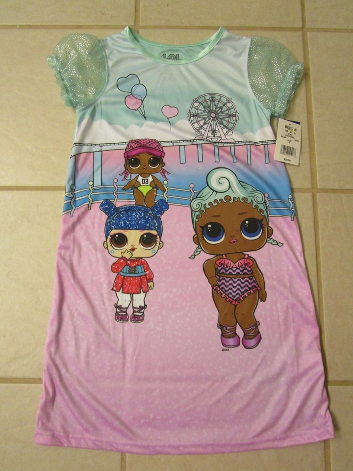 NWT ~ Girls LOL Surprise Nightgown with 18" Doll Gown ~ Size 8 ~ $36 | eBay