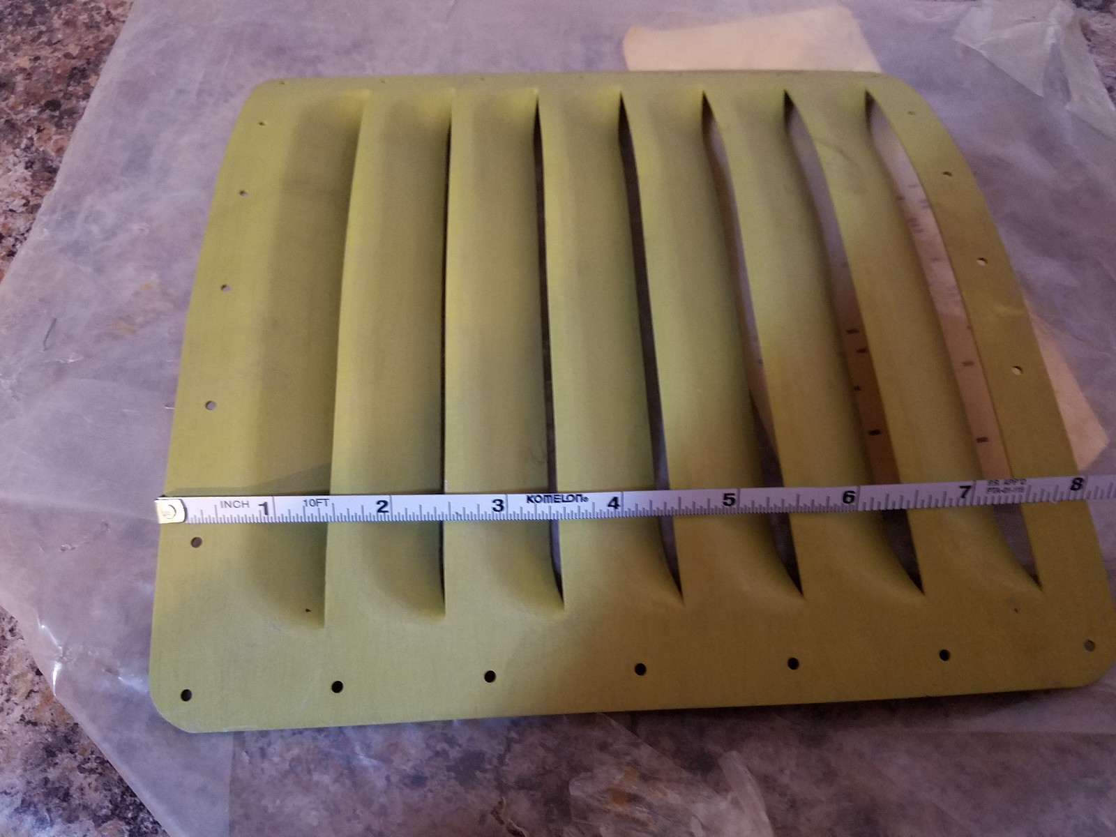 NOS Piper Navajo PA-31 Aircraft Cowling Vent / Louver Panel PN# 47730-1 ...