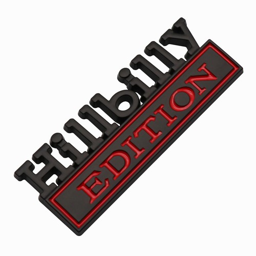 2pc Hillbilly Edition Emblems 3D Fender Badge Nameplate Car Decal ...