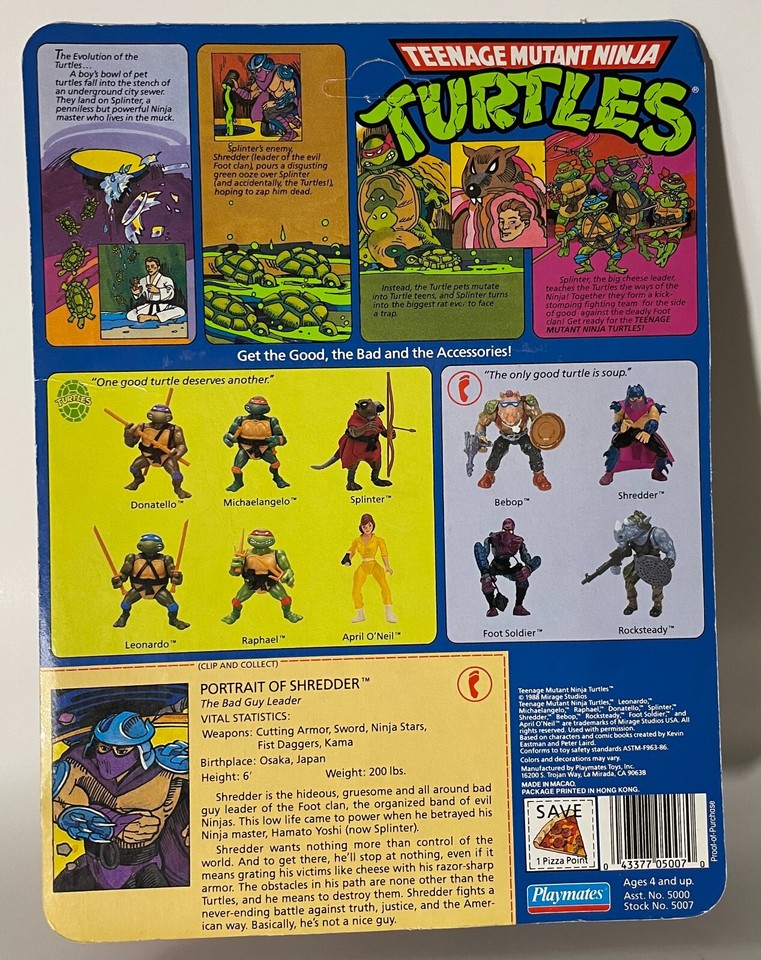 Vintage Ninja Turtles action figures collection in original packages | eBay