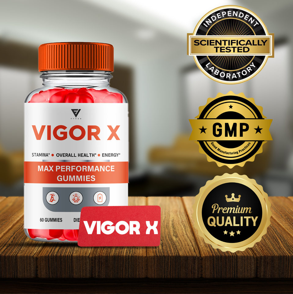 (5 Pack) Vigor X Gummies, Vigor X Max Strength Overall Wellness (300 ...