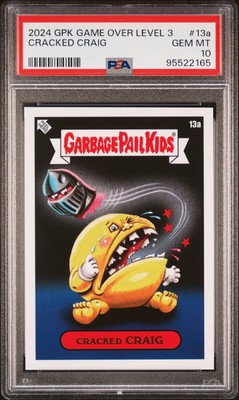 Cracked Craig 2024 Topps Garbage Pail Kids: Game Over Level 3 #13a PSA ...