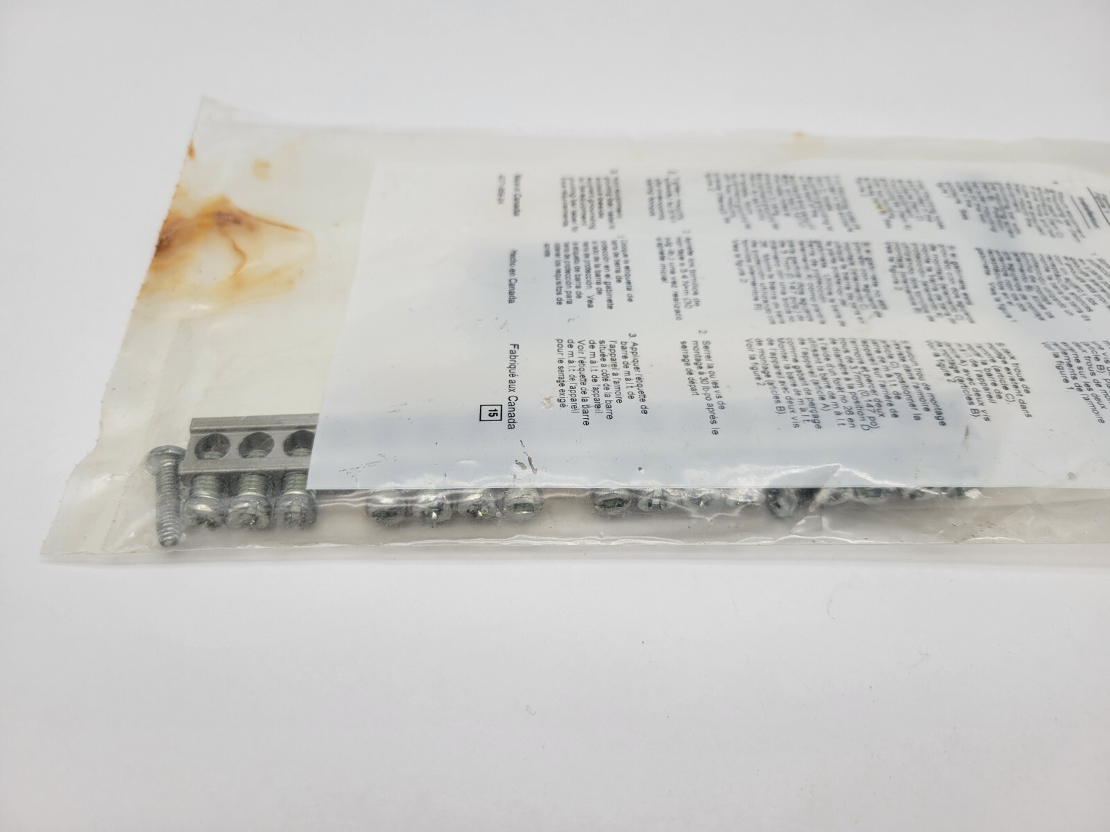 Square D PK15GTA Ground Bar Kit 15 Terminal 225A for QO Series Circuit ...