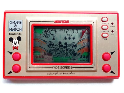 Mickey Mouse Nintendo (1981) Retro Handheld Games